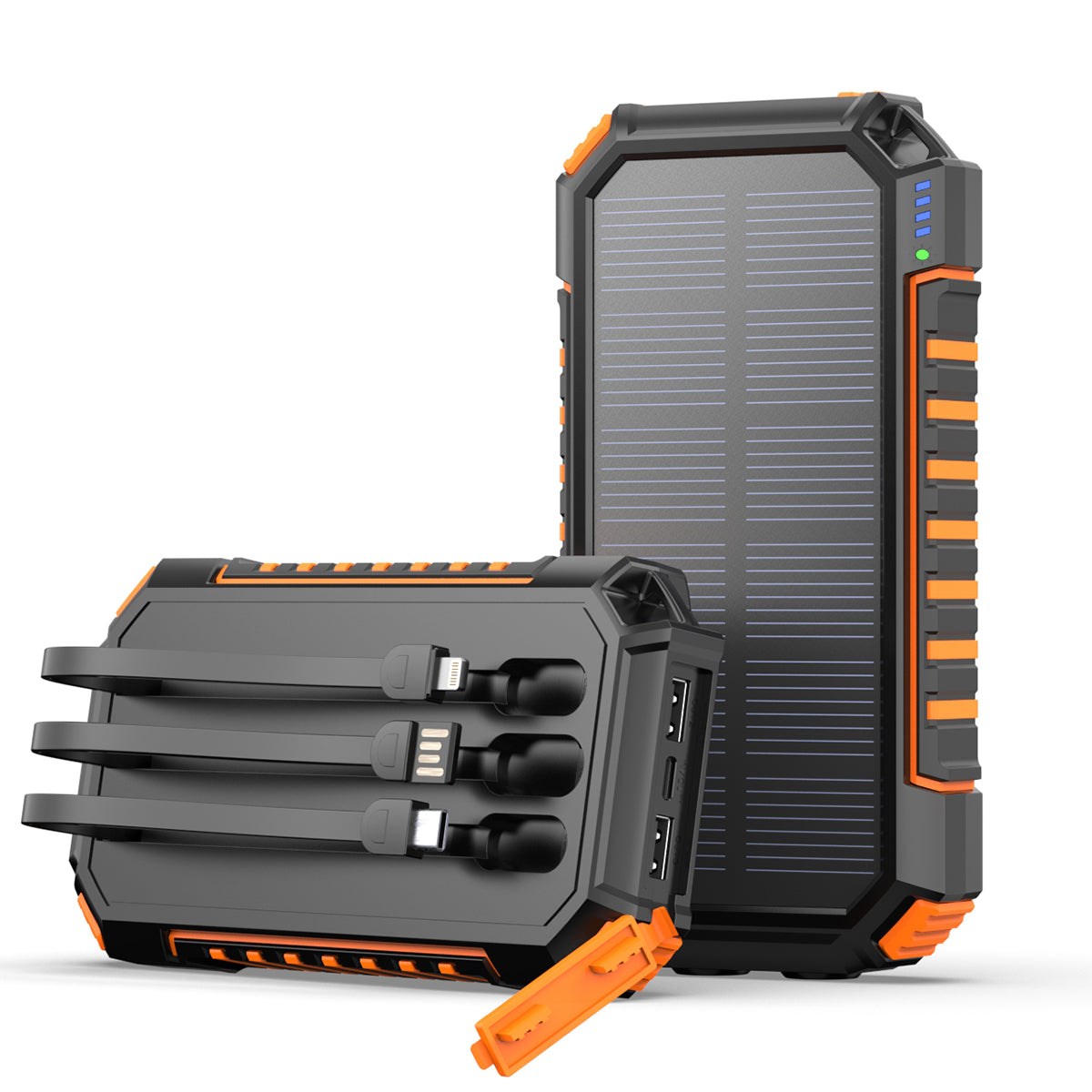 Solar Power Bank (15W, with Cables)-T11X – Yongway